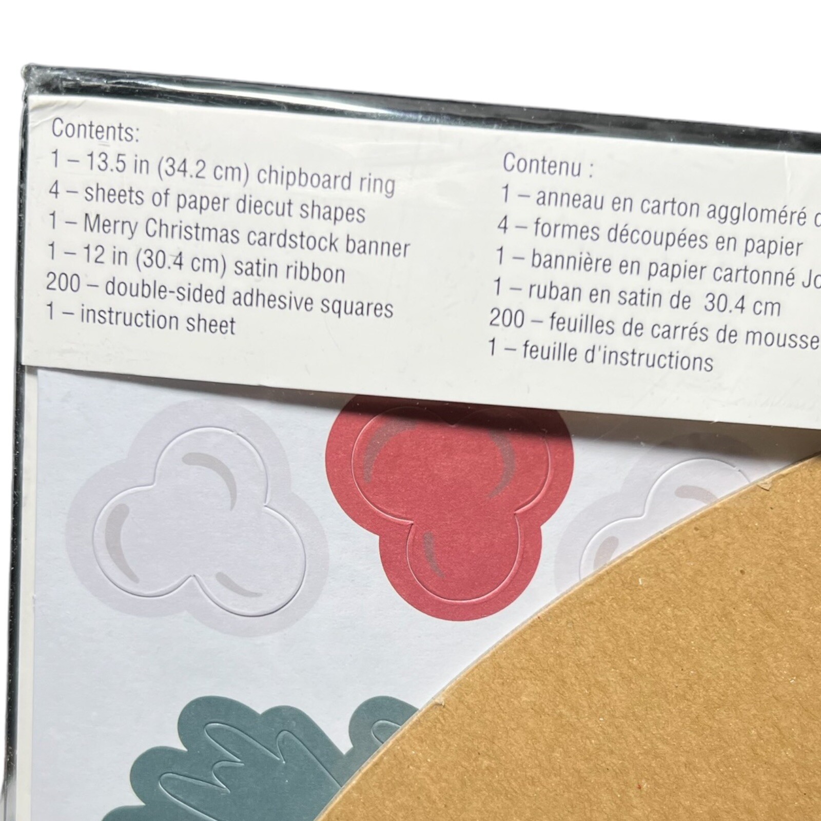 Recollections+Paper+Wreath+Decor+Christmas+Holiday+Craft+Kit+Holly ...