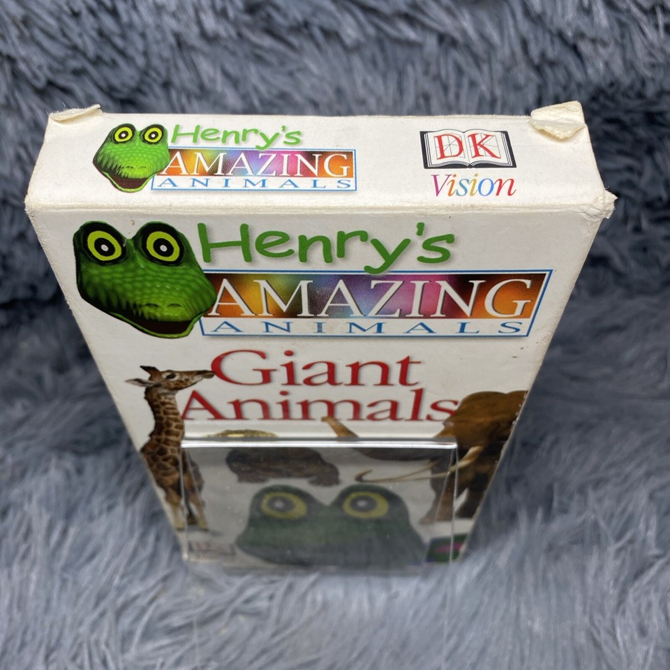 Henrys Amazing Animals: Giant Animals VHS Tape 2000 DK Vision Disney ...