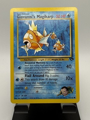 Giovanni's Magikarp 73/132 Pokemon Gym Challenge Regular NM | eBay