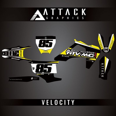 Attack Graphics Custom Velocity Complete Bike Graphics Kit For ...