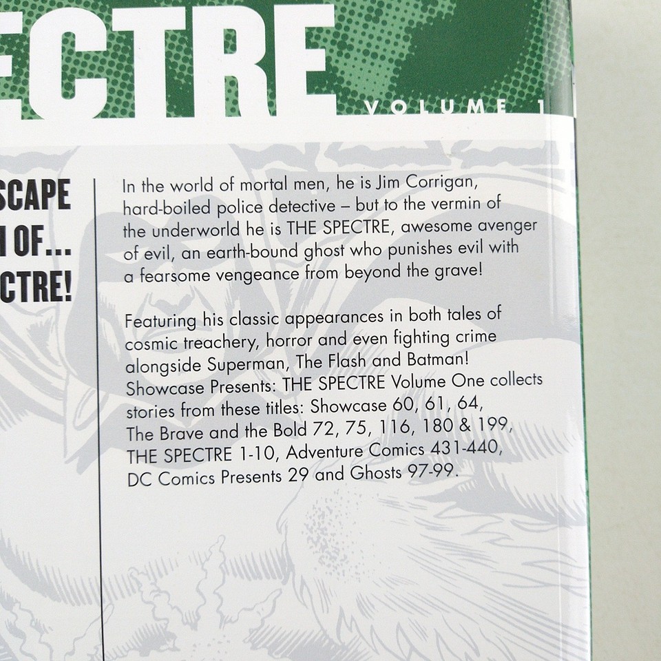 Showcase Presents The Spectre Vol #1 600 Pages TPB Graphic Novel NM (2012 DC) | eBay