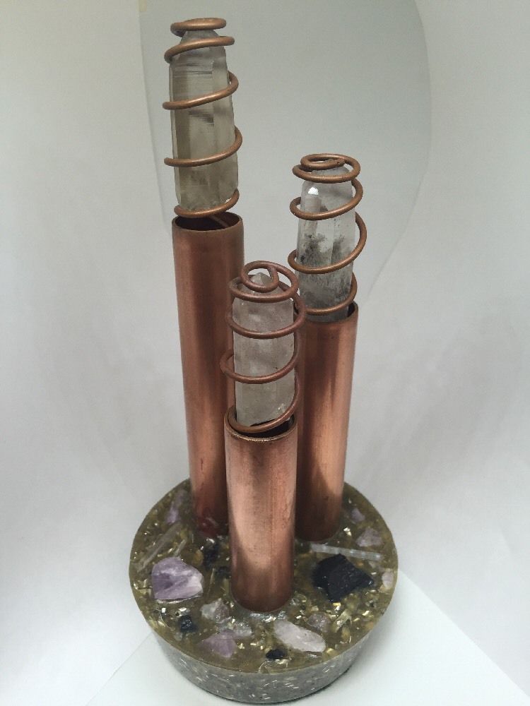 Deluxe Desktop Orgone Cloud Buster- Anti EMF/Chem - Chembuster - Orgone ...