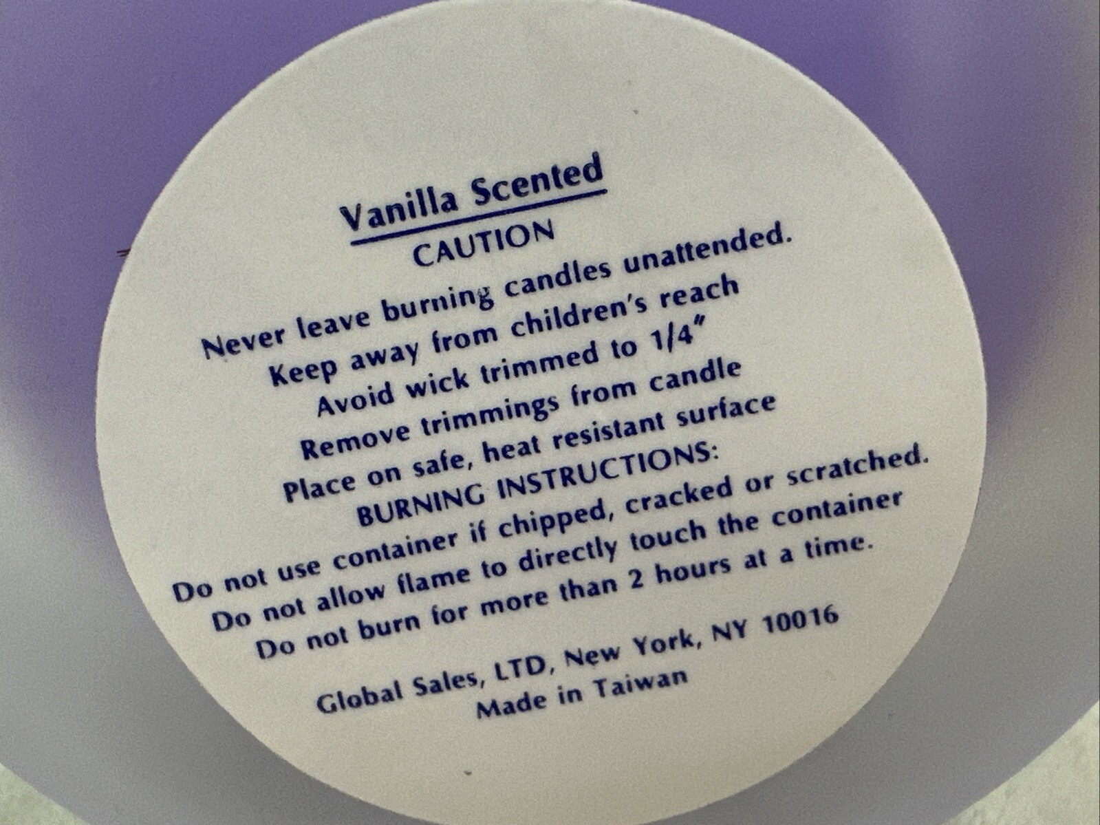 VTG Fashion Bug-Sweetheart Candle-Vanilla Discontinued Charming Shoppes ...