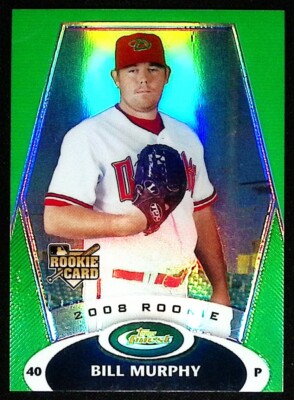 Bill Murphy - 2008 Topps Finest #141 Green Refractor #165/199 - RC ...