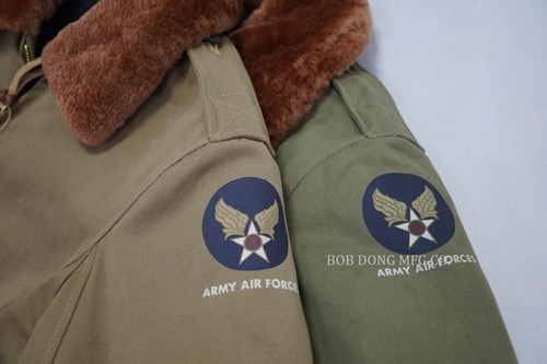 BOB DONG Repro Type B-10 Bomber Jacket Vintage Mens US Air Force Flight ...