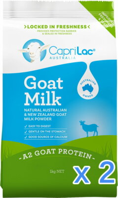 2 x CapriLac A2 Goat Milk Powder 1kg | eBay