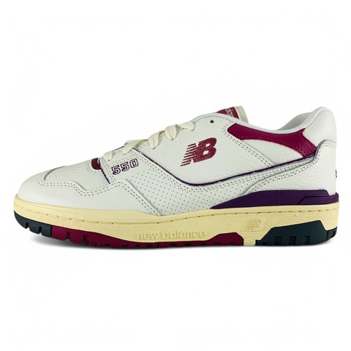 New Balance 550 Mini Logo Pack White Purple Men's Shoes Sneakers ...
