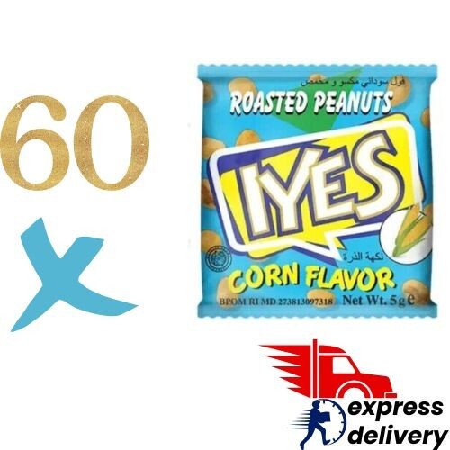 60 Packet X IYES Peanuts Corn Flavor (5 Gram) فستق بنكهة الذرة | eBay