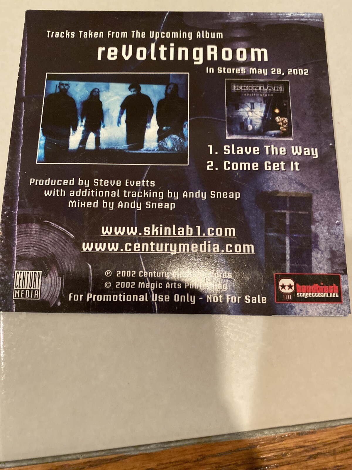 reVolting Room by Skinlab (CD, May-2002, Century Media (USA)) for sale ...