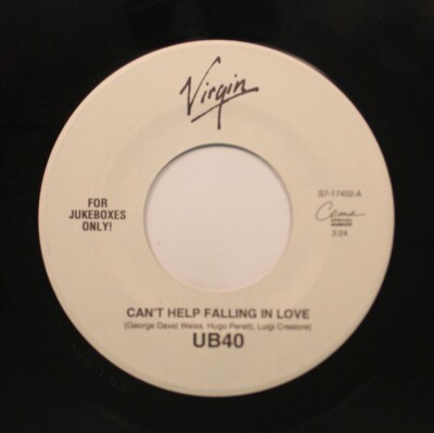 Sliver Soundtrack 45 UB40 - Can't Help Falling In Love / Jungle Love On ...