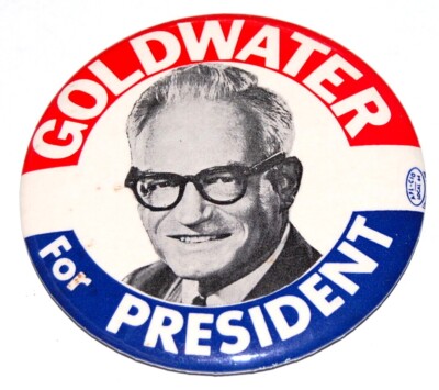 1964 BARRY GOLDWATER campaign pin pinback button political president ...