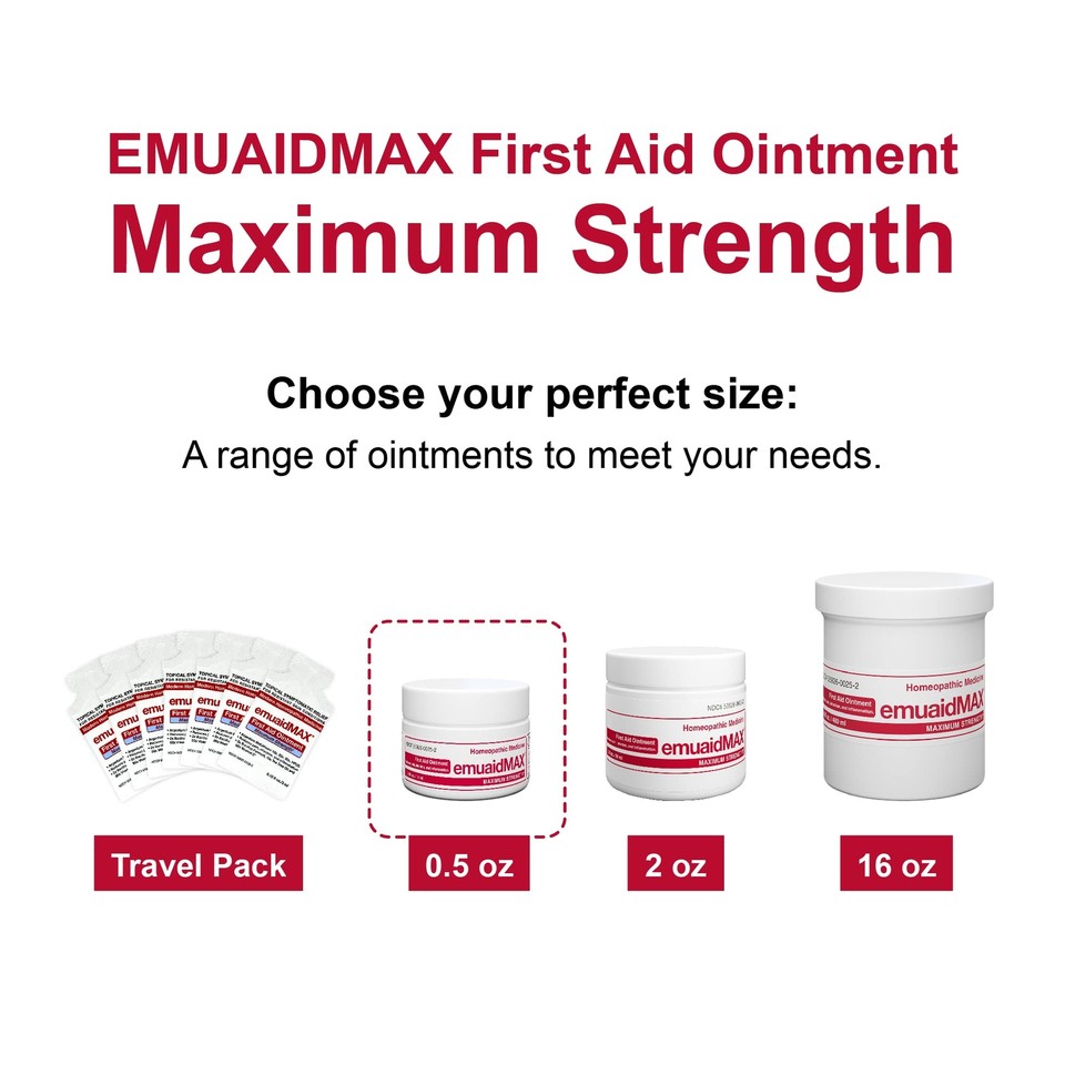 emuaid EMUAIDMAX Ointment 0.5oz - Eczema Cream. Maximum Strength ...