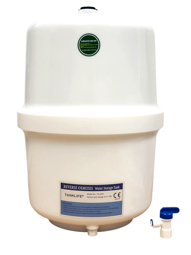 Large 10L RO water storage tank for reverse osmosis systems 1/4" Push ...