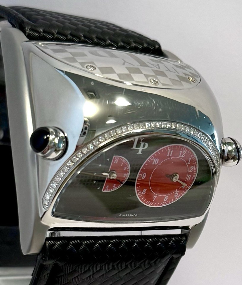 48mm Red STRATOSPHERE Lorenzo Pozzan 0.25Ctw Diamond |Lucien Piccard ...