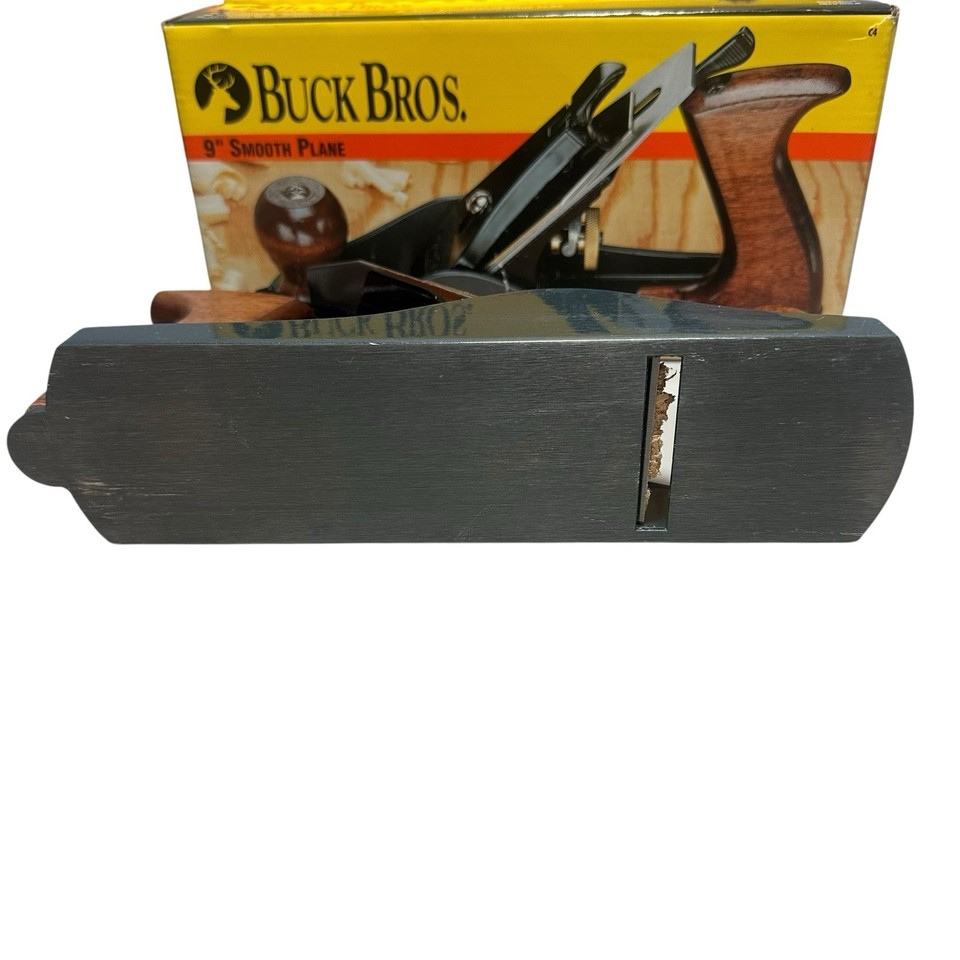 Buck Bros USA 9" Bench Plane Wood Smooth Shave Hand Planer Woodworking ...