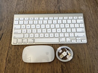 Apple Mac A1314/A1657 Wireless Keyboard and Magic Mouse 2 Set ...