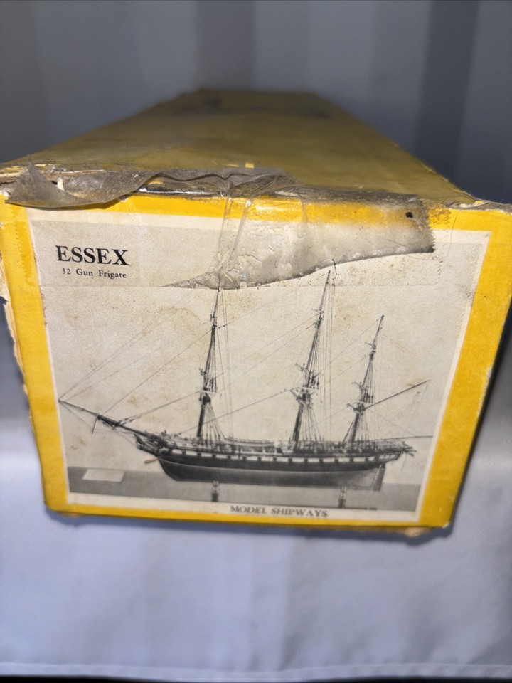 Model Shipways USS Essex 32-Gun Frigate 1/76 Scale Model Kit | eBay