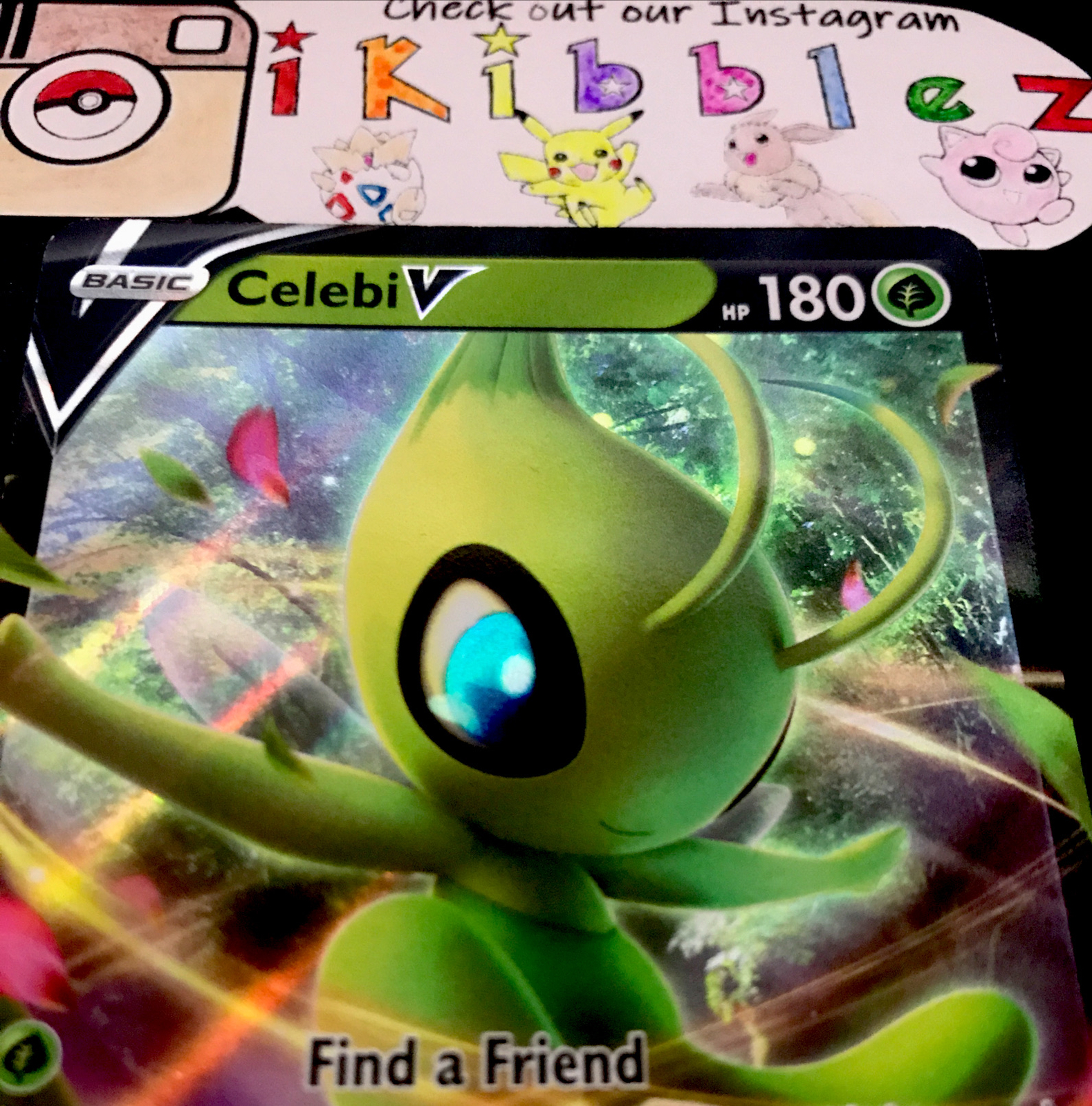 Celebi V 001/202 NM Ultra Rare Full Art Holo Pokemon. Free Tracked ...