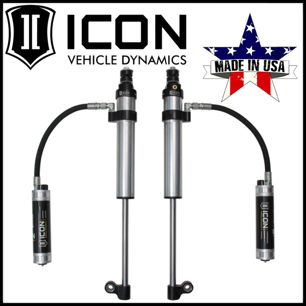 ICON 2.5 VS CDCV RXT Rear Remote Resi Shocks Kit fits 2007-2021 Toyota ...
