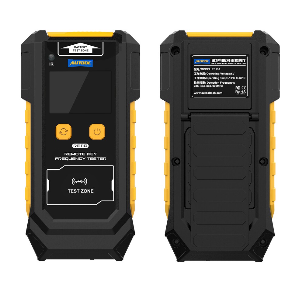 Remote Key Frequency Tester 315/433/868/902Mhz Key Fob Infrared Signal ...