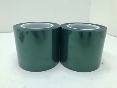 (Qty.2) 3M 8992 15C505 Partial Green Polyester Tape Rolls | eBay