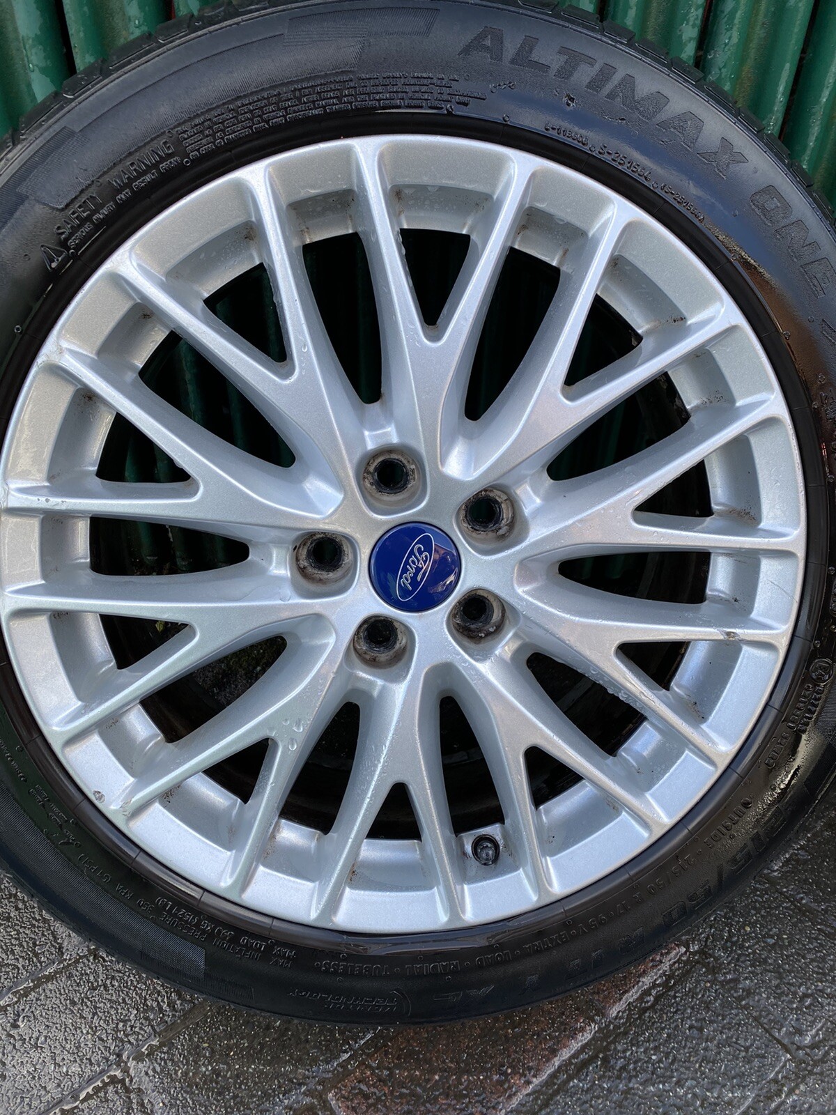 Ford Focus alloy wheels set With 215/50/17 Tyres (ET50DOT)(1007-DB) 12 ...