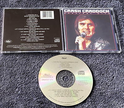 BILLY "CRASH" CRADDOCK - Greatest Hits CD 1989 Capitol Records 10 trx ...