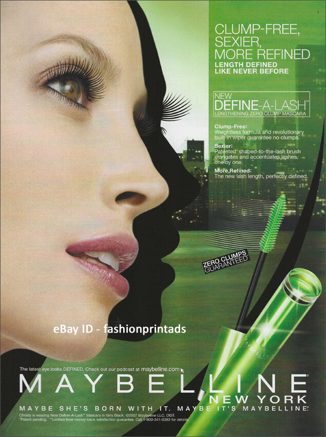 Maybelline Mascara Ads