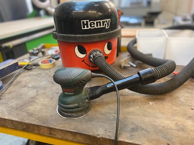 Extraction Adaptor for Bosch PEX 220 A Sander to Henry Hoover Vacuum ...