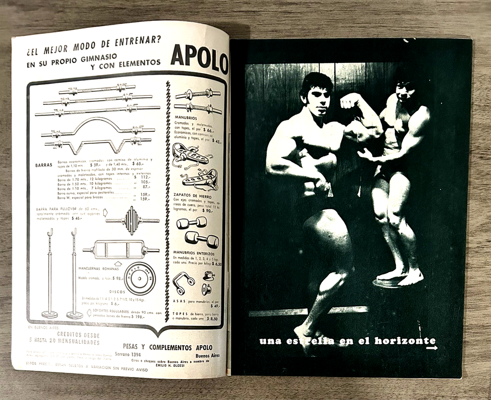 Revista Apolo No. 85 con Steve Draper (Mr. Universo) de Argentina en ...