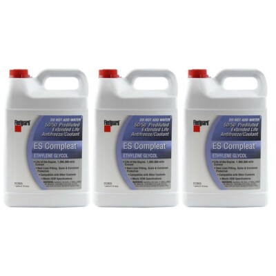 Fleetguard CC2825 Coolant Antifreze 50/50 ES Compleat (3 Gallons Pack ...