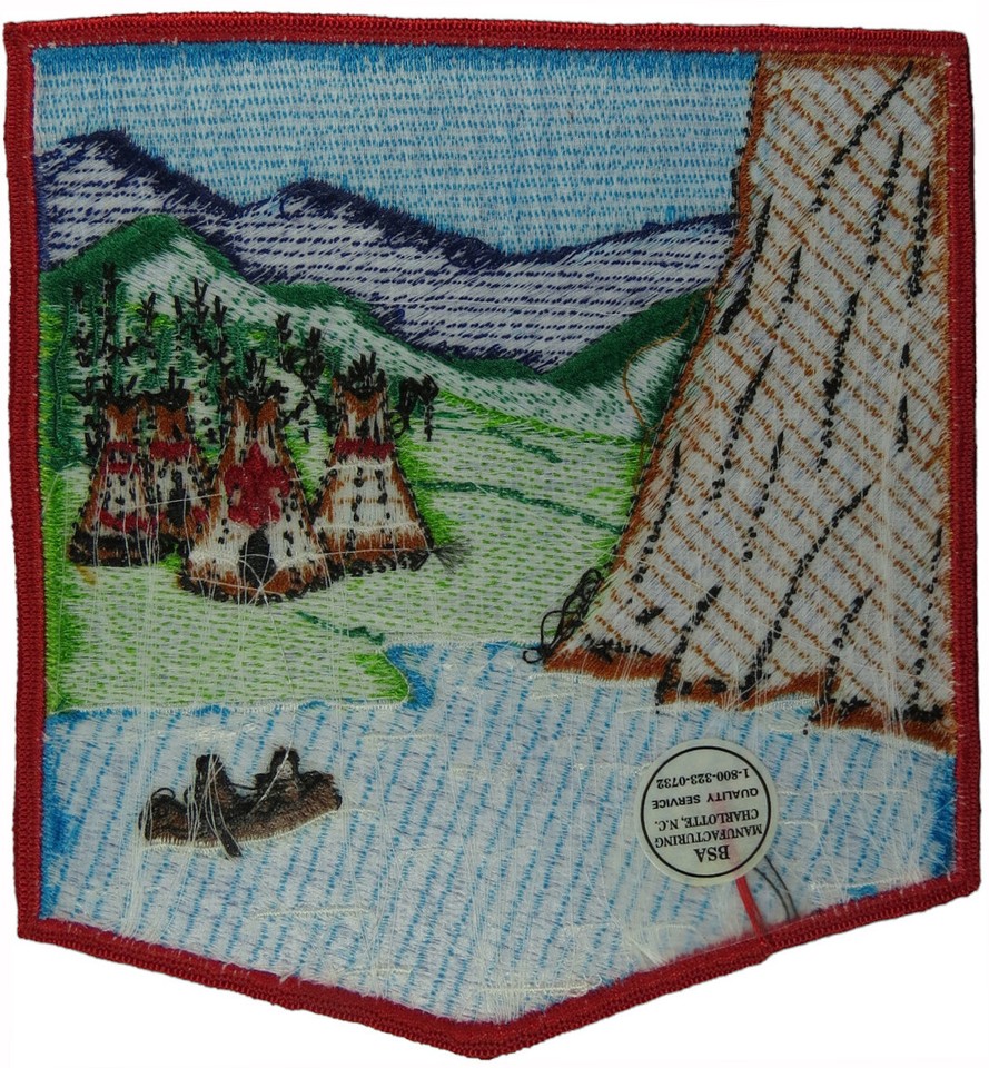Lowaneu Allanque Lodge 41 Three Fires IL Set Chevron RED Bdr (2D326) | eBay