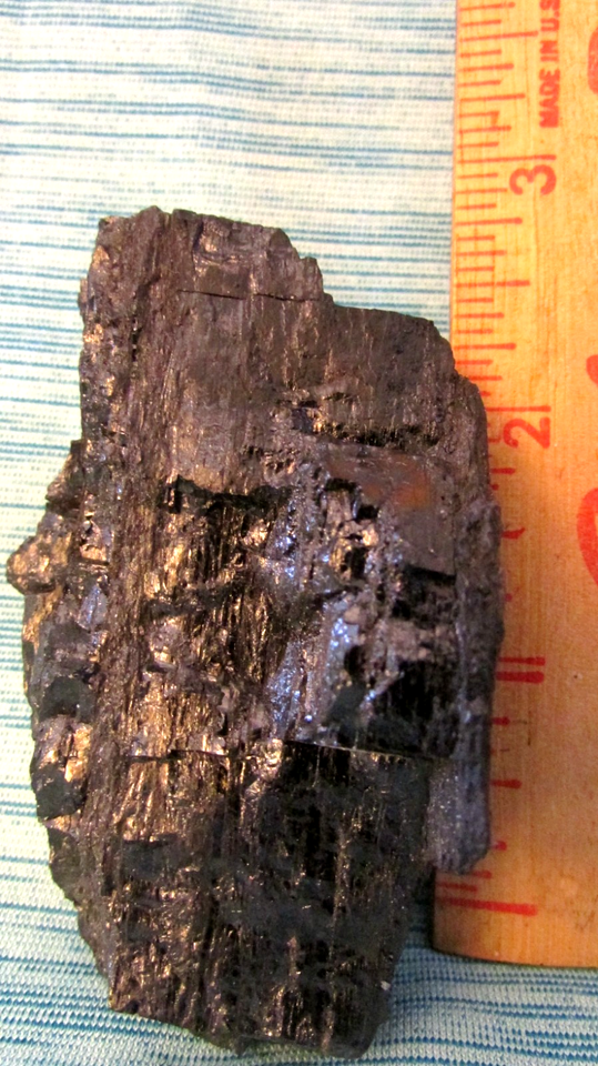 Lump of Pennsylvania Anthracite coal 2.8 oz. with Red Bag Great Gag ...