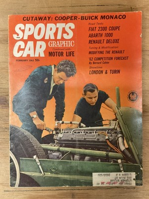 Vintage Auto Magazine - SPORTS CAR GRAPHIC - February 1962 | eBay