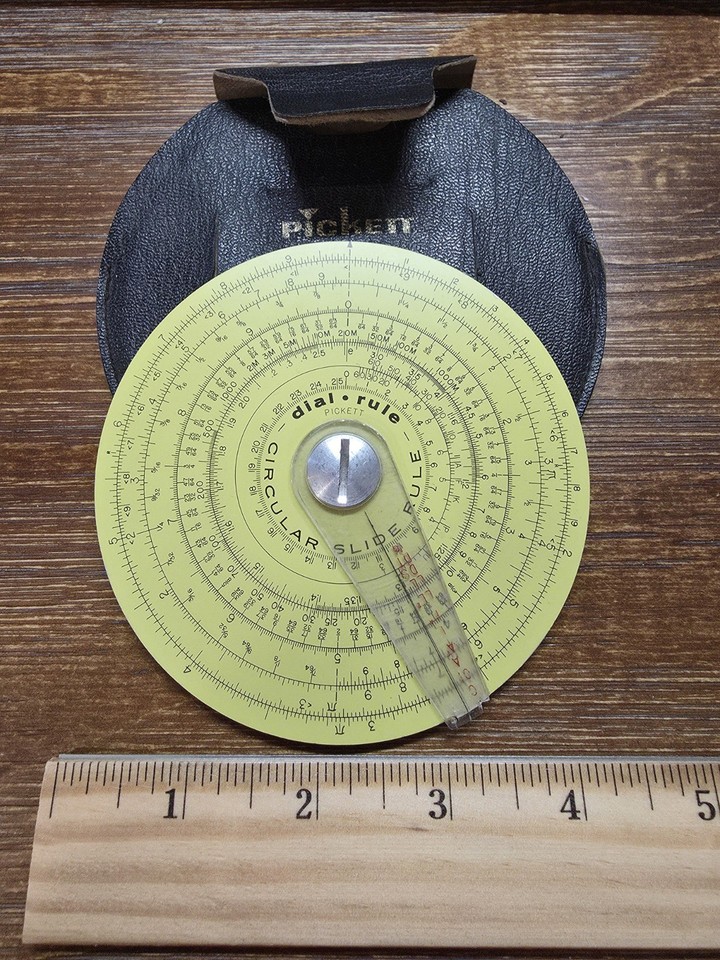 Circular Slide Rule Pickett 101 C | eBay