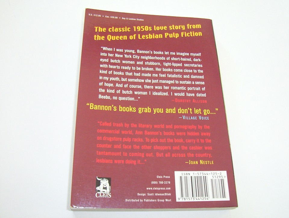 BEEBO BRINKER 2001 ANN BANNON CLEIS PRESS MINT PRISTINE COLLECTOR COPY ...