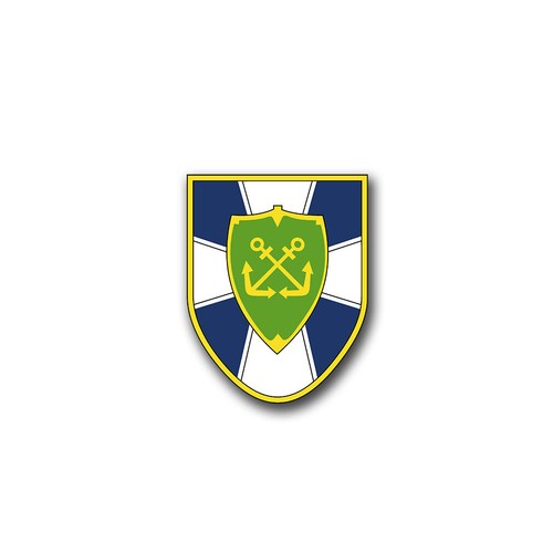 Aufkleber Seebataillon SeeBtl BW Bundesmarine Marine Stützpunkt 13x10cm ...