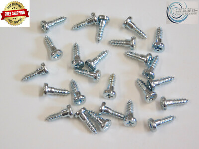 GM Chrome Wheel Well Trim Molding Screws- Phillips Low Profile- 25 ...