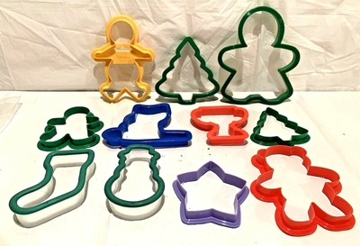 Christmas Holiday Shapes Plastic Cookie Cutters, 11 Piece Lot | eBay
