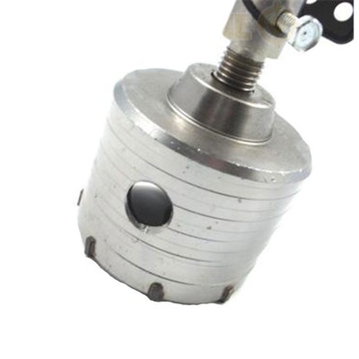 50mm 65mm 110mm 125mm TCT TUNGSTEN CORE DRILL + PILOT BIT + SDS ARBOR ...