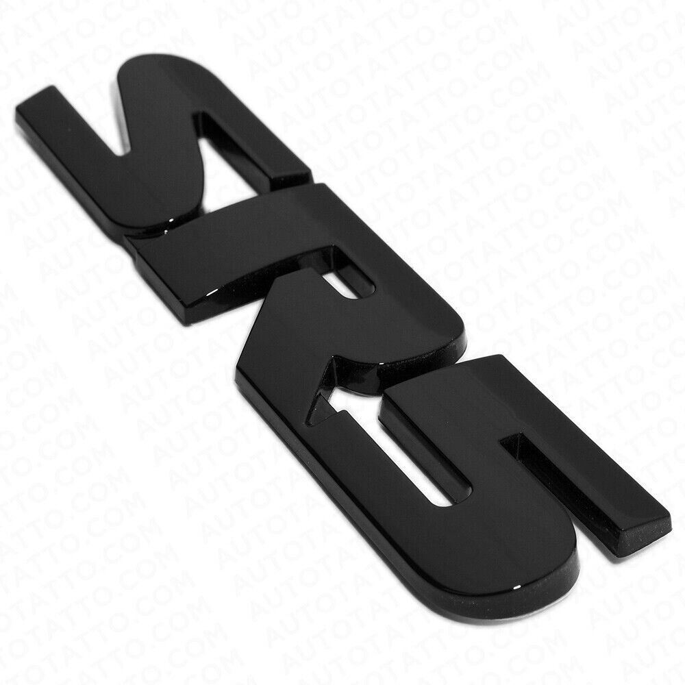 2Pc Gloss Black SR5 Emblem Badge Logo Fit tacoma 4runner tundra sequoia ...