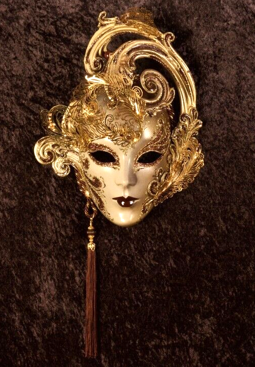 Maschera Di Carnevale D'oro Png MASCHERA LEOPARDO IN VELLUTO CON