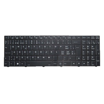 Backlit SW Keyboard For Commandos GLOCK 5 Plus Black Swiss SW With ...