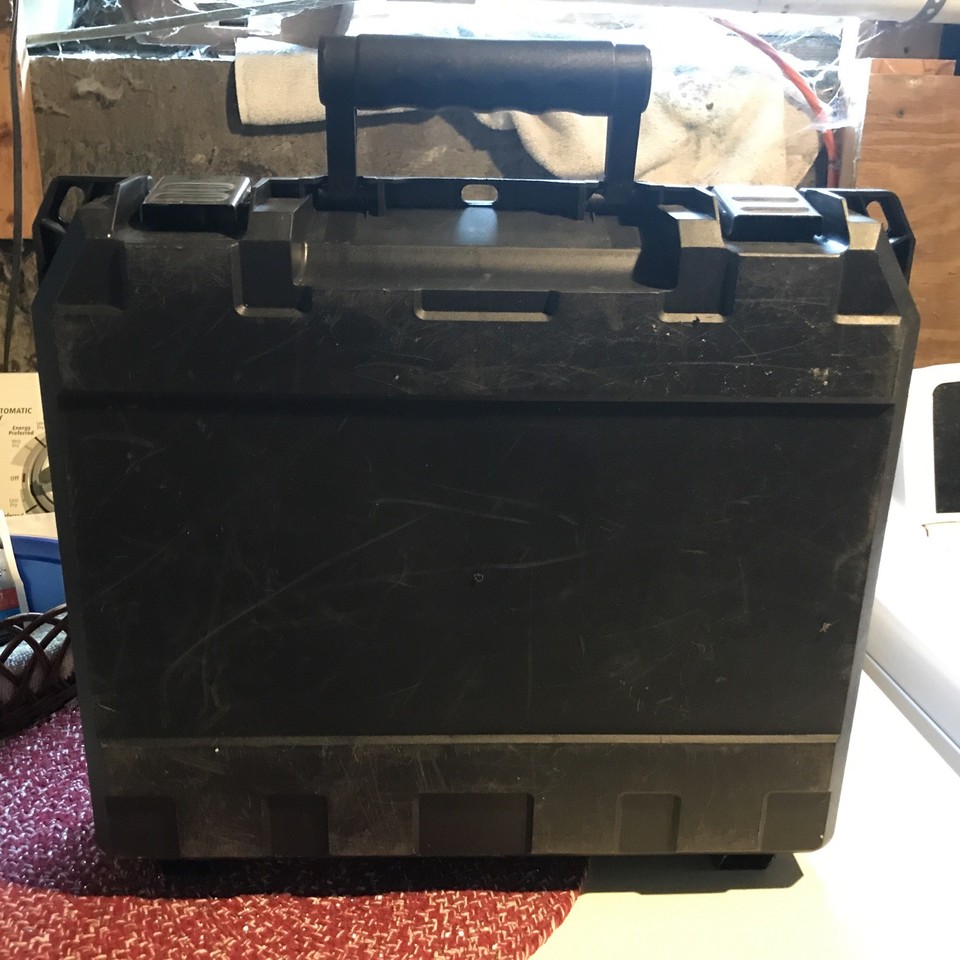 EMPTY CASE Dewalt DC980KA Hard Case Kit box TOOL KIT (14X13X4.5) GUC No ...