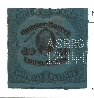 U S Stamps Revenues Beer Stamps Scott REA67 40 cents c v 17.50 | eBay