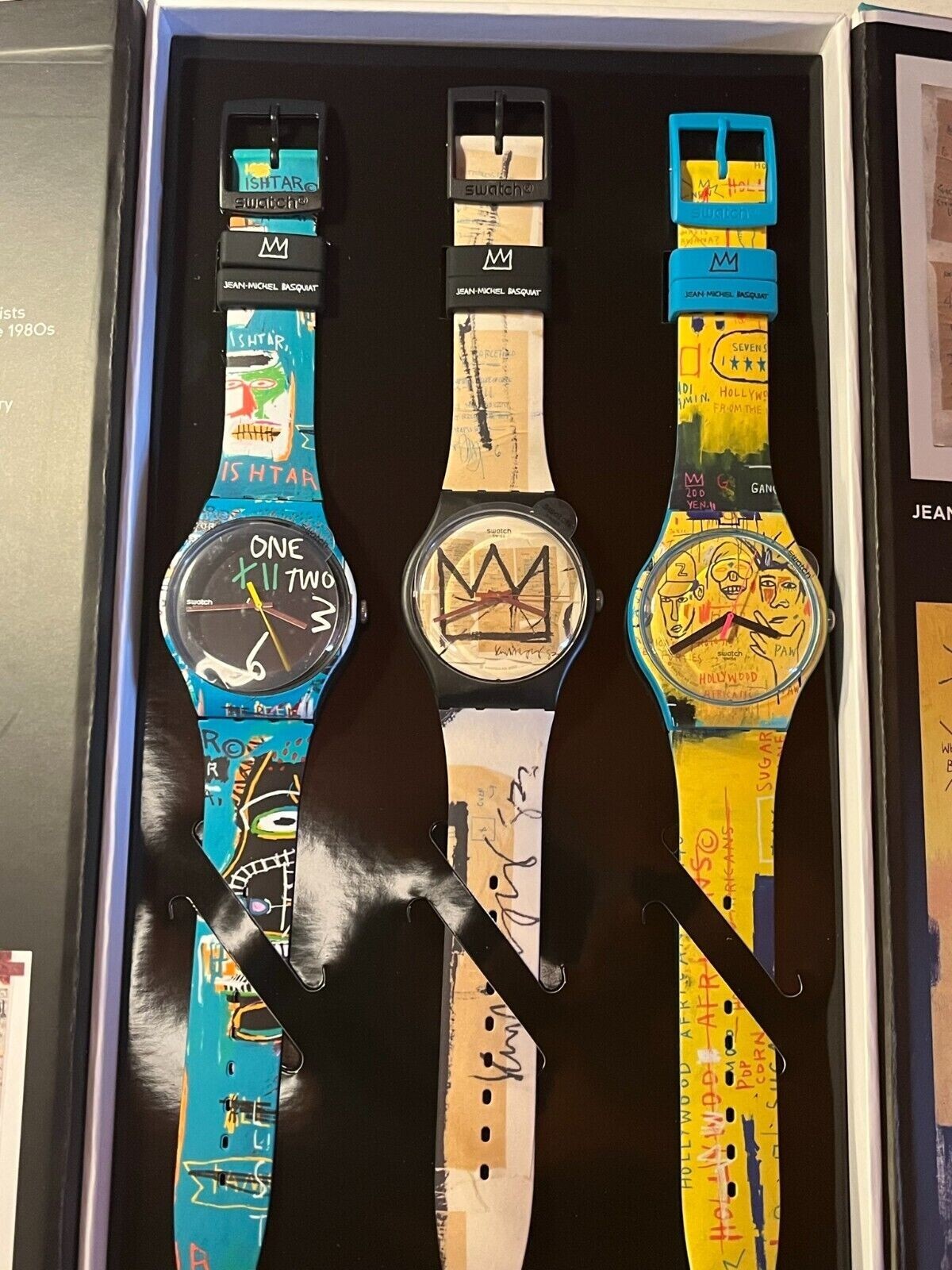 SWATCH X JEAN-MICHEL BASQUIAT TRIPTYCH (Set Edizione Limitata) | eBay