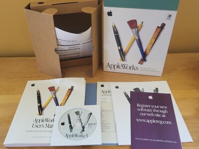 AppleWorks 5 Software Version 5.0.3 SEALED MAC Windows | eBay