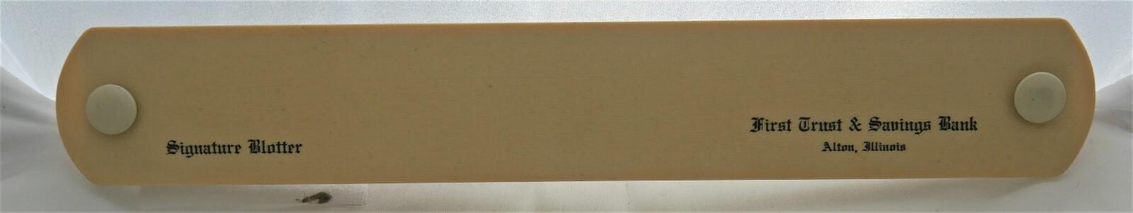 Vintage Signature / Ink Blotter First Trust & Savings Bank Alton, IL | eBay