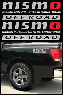 NISSAN NISMO OFFROAD DECALS, TRUCK DECALS STICKERS, 2-PACK SIZE: 4" X ...
