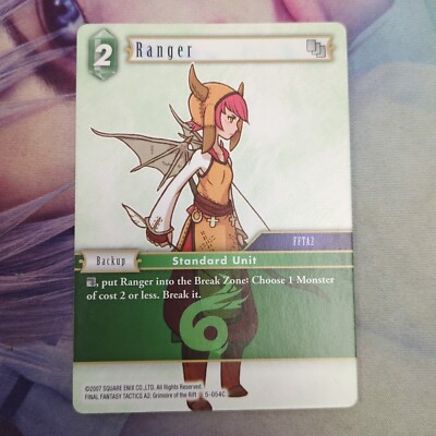 Final Fantasy TCG Opus V Ranger 5-054C | eBay